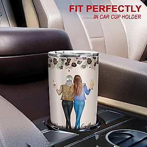 Personalized Tumbler Cup, To My Daughter Whisper Back I Am The Storm, Heart-warming Christmas Birthday Valentines Day Gifts for Daughter from Mom Dad Parents