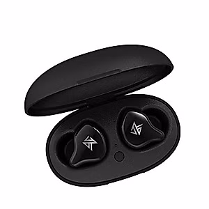 KZ S1 S1D TWS Bluetooth 5.0 Wireless in Ear Earphones Dynamic/Hybrid Technology Sport Earphones (S1D, Black)