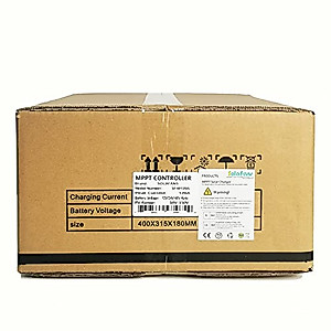 SOLAFANS 48V 120A MPPT Solar Power Charge Controller 12V 24V DC150V PV 6600W Dead Battery Reactivation Support Lead Acid, Sealed, Gel, AGM, Lithium Battery with LCD Display Charging Status