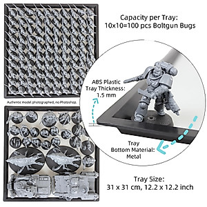 TOPQM Modular LED Miniatures Storage and Transport Case