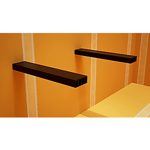 Floating Shower Bench Kit with Orange XPS Waterproof Board - Original Shower Bench Bracket® (14x24)