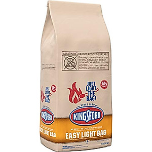 Kingsford Easy Light Charcoal Briquettes Bag, BBQ Charcoal for Grilling - 4 Pounds