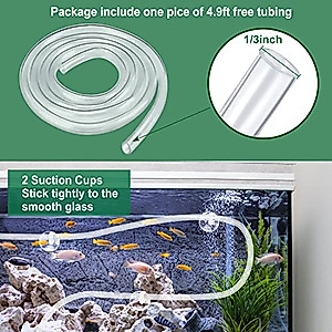 CWKJ Fountain Pump, 160GPH (10W 600L/H) Water Fountain Pump, Outdoor Submersible Fountain Pump with 4.9ft Tubing (ID x 1/3-Inch), 3 Nozzles for Aquarium, Pond, Fish Tank, Water Pump Hydroponics