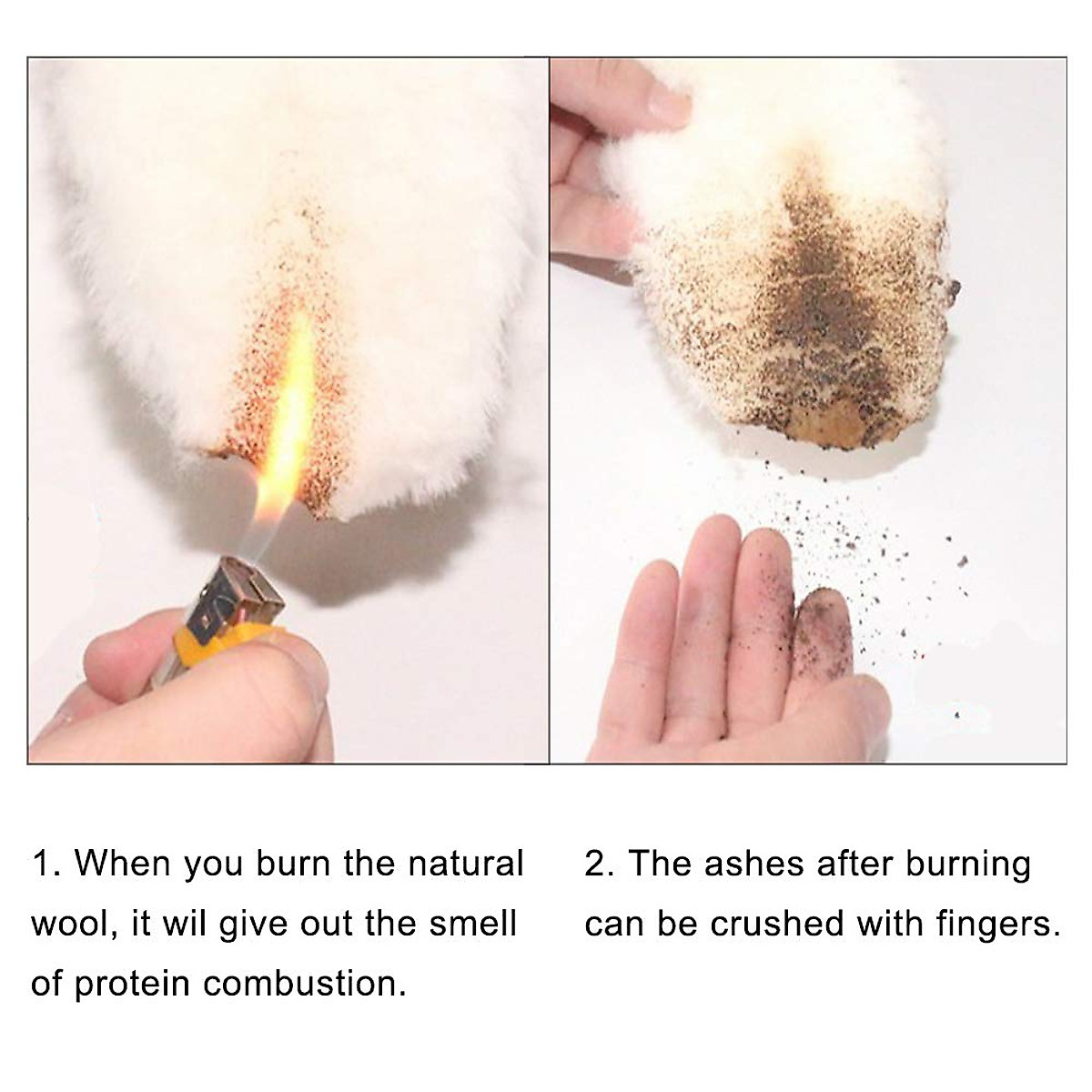 Bacophy 2 Pairs Genuine Thick Sheepskin Fleece Insoles for Women, Premium Warm Fluffy Wool Replacement Cozy Breathable Inner Soles for Shoes Boots Slippers Women Size 7