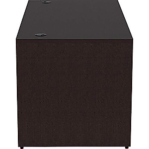 Lorell Essentials Desk Shell, 60" x 30" x 29.5", Espresso