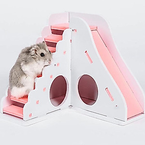 POPETPOP 1pc Pet Slide Hamster Sliding Ladder House Slide Playground Hamster House Colored Hamster Nest Pet Hamster House Pet Hamster Toy Hamster Hideout Hamster Playground House