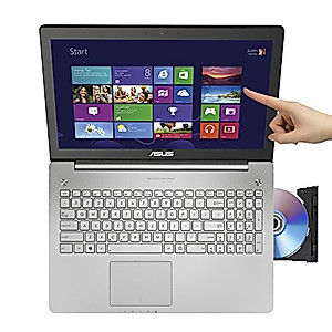 ASUS N550J 15.6-Inch Laptop (Intel Core i7-4700HQ 2.4GHz Processor, 1TB Hard Drive, 8GB RAM, Windows 8.1 64-bit) Silver Grey