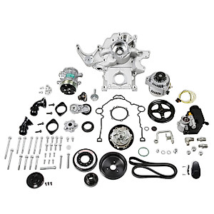 Holley 20-292 Premium Mid-Mount Complete Accessory System - Natural Cast Finish