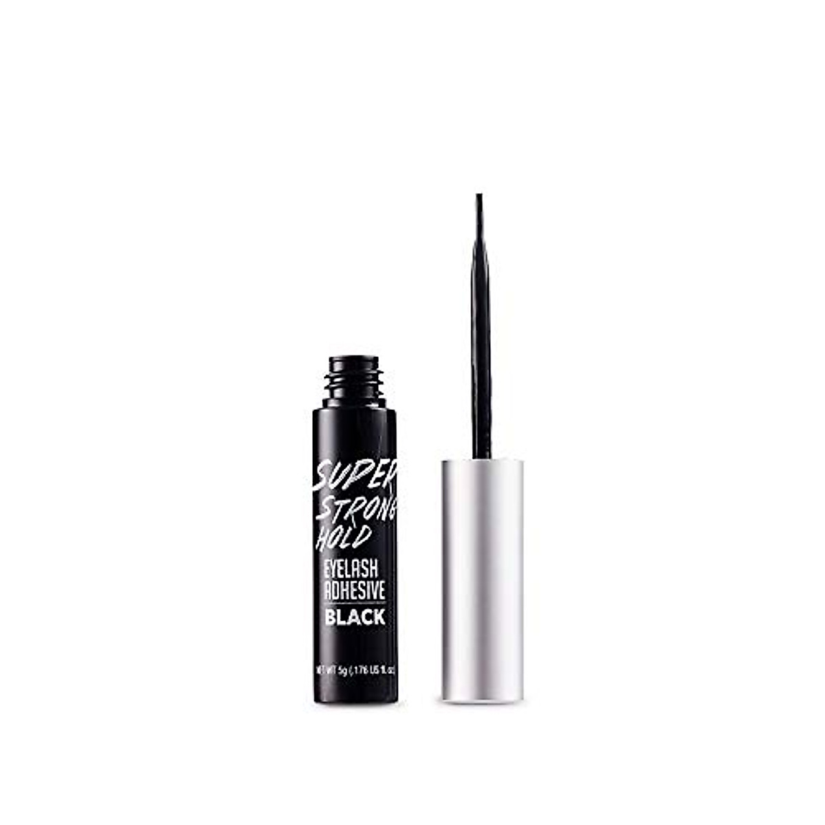 i-Envy by KISS Super Strong Hold Eyelash Adhesive, Waterproof Long-Lasting Strip Lash Glue, Natural-Looking Allergy & Latex Free with Brush Applicator (Clear & Black, Combo Pack)