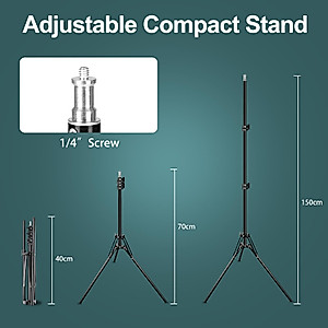 Softbox Lighting Kit, Skytex 16x16in Soft Box | 135W 5500K E27 LED Bulb, Continuous Photography Lighting Kit Photo Studio Lights Equipment for Camera Shooting, Video Recording