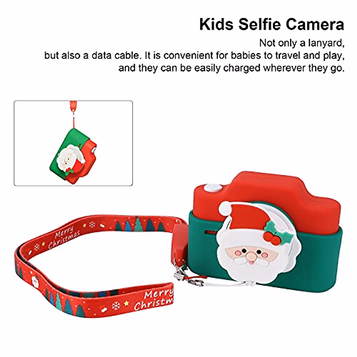 HURRISE Kids Digital Camera, Touch Screen Camera Kids Camera Fashionable Kids Selfie Camera