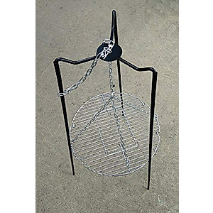 Rome Products Tri-Pod Grill, One Size, Gray