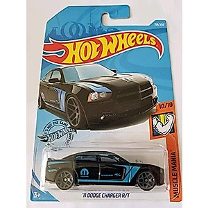 Hot Wheels 2019 Muscle Mania - '11 Dodge Charger R/T, Black 158/250