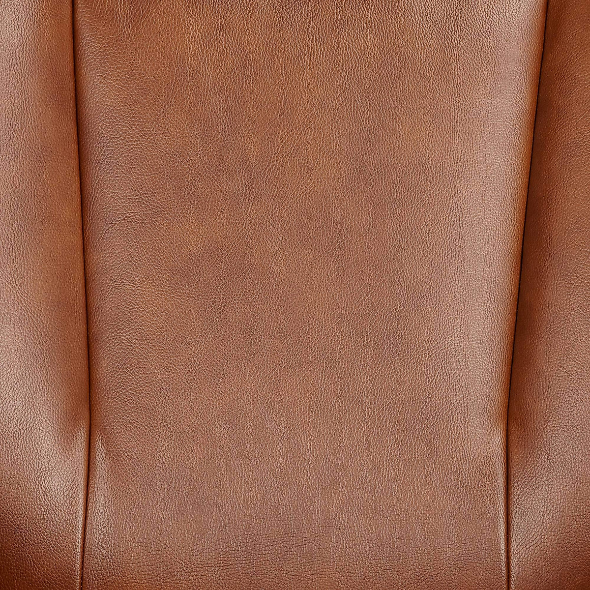 Benchmaster Augusta Brown Swivel Faux Leather Recliner Chair Modern Armchair Comfortable Manual Reclining Footrest Headrest Adjustable for Bedroom Living Room Reading Home Relax Office