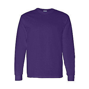 Gildan Longsleeve Heavy Cotton Shirt(Purple