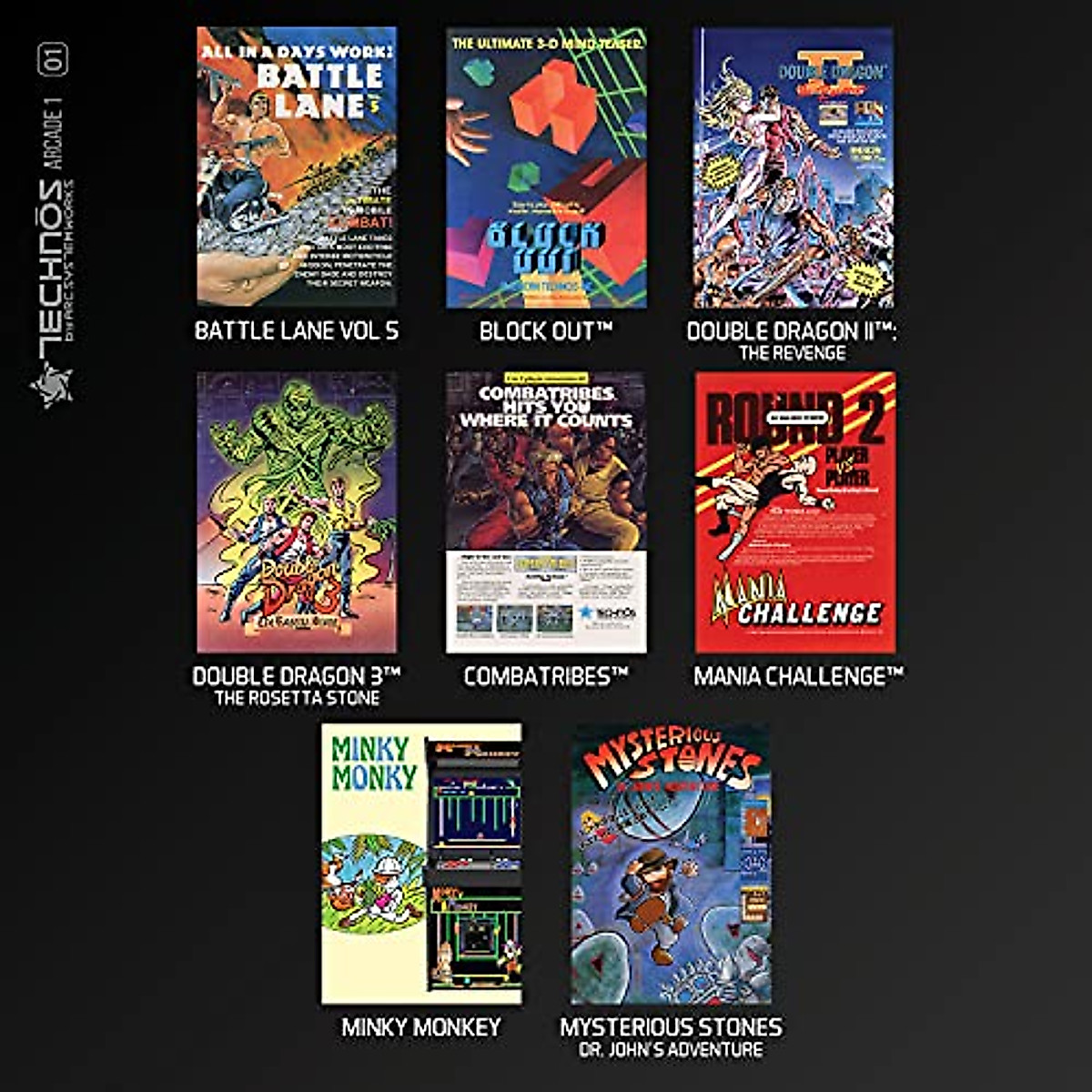 Blaze Evercade Technos Arcade Cartridge 1 - Nintendo DS