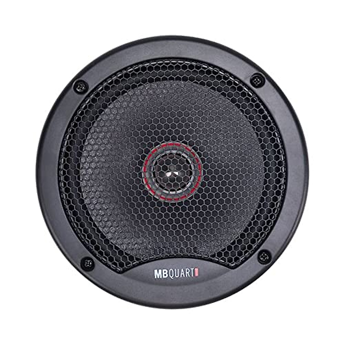 MB Quart PS1-316 Premium 6.5 Inch 400 Watt 4 Ohms 3 Way Component Network Control Mobile Speaker Car Audio Systems, Grills Included, Black (2 Pack)