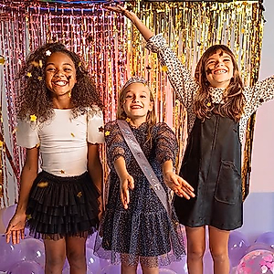 Vovii Birthday Sash and Tiara for Girls Birthday Girl Sash and Rhinestone Tiara Set Birthday Decoration Headband for Little Girl Hair Accessories for Birth Party Pink