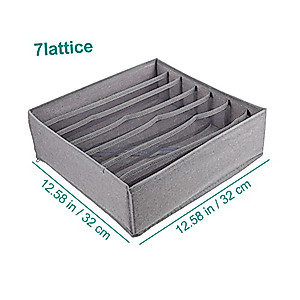 CHILDWEET 7 Mesh Storage Box Basket Storage Bins Storage Bins for Shelves Desk Dividers Sock Storage Box Drawer Organizers for Clothing Purse Bra Sock Closet Cabinet Storage Bra Sock Divider