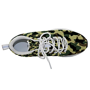 MhrsLifePack 10.5 Sports Shoe Lightweight Print Women's Running Shoes Shockproof Slip Girls Sneakers Camouflage