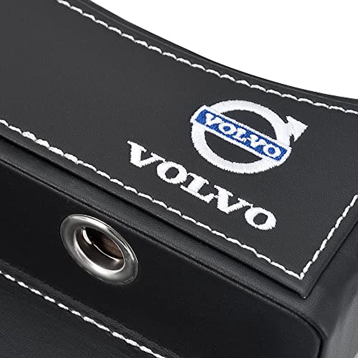 NEEARI Suitable for Volvo S60 V60 S90 V90 XC40 XC60 XC90 Seat Gap Filler, Console Organizer, Car Pocket, Seat Catcher, Interior Accessories Seat Crevice Storage Box (black)