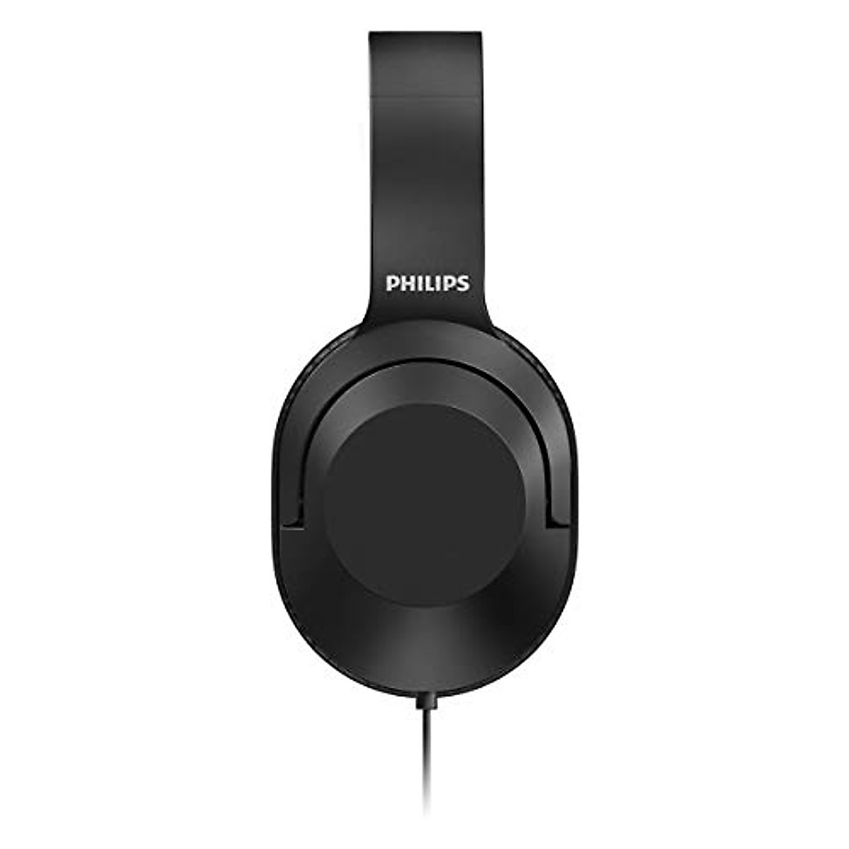 PHILIPS Audio H2005BK/00 Over-Ear Stereo Headphones Wired (2 m Cable, 40 mm Neodymium Drivers, Passive Noise Isolation, Adjustable Headband, Lightweight) Black