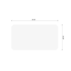 HSS Shelf Liners for 24" X 36" Wire Shelf, Opaque Plastic, 4-Pack