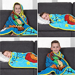 Franco Kids Bedding Super Soft Micro Raschel Throw, 46 in x 60 in, Paddington Bear