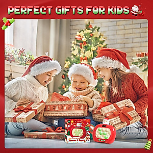 SuperMomo Pop Fidget Kids Games It Toys, Handheld Game for Kids 6-8, Fast Push Bubble Game, Bubble Stress Pop Light Up Game, Mini Games, Birthday Gifts for 8-12 Year Old Boys, Girls, Teens - Xmas