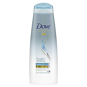 Dove Shampoo for Fine Hair Oxygen Moisture weightless hair care system for 95% more volume in flat hair 12 oz
