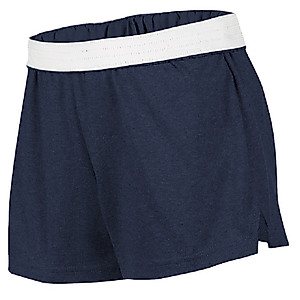Soffe Athletic Cheer Short Team Navy Heather Large