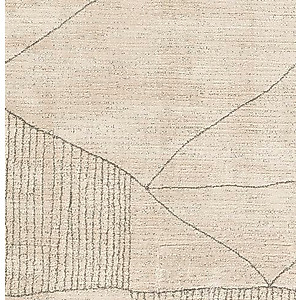 Momeni Rugs WREN 2 Area Rug, 5'3" X 7'3" Ivory Carpet for Living Room, Bedroom, Hallways, Bathroom, and Home Office