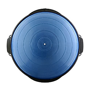 CanDo Dome Balance Trainer 55cm with Non-Skid Base for Balance Training, Strength Building, and Cardio Exercises for Home, Gyms, and Clinics, Includes Resistance Cords and Air Pump