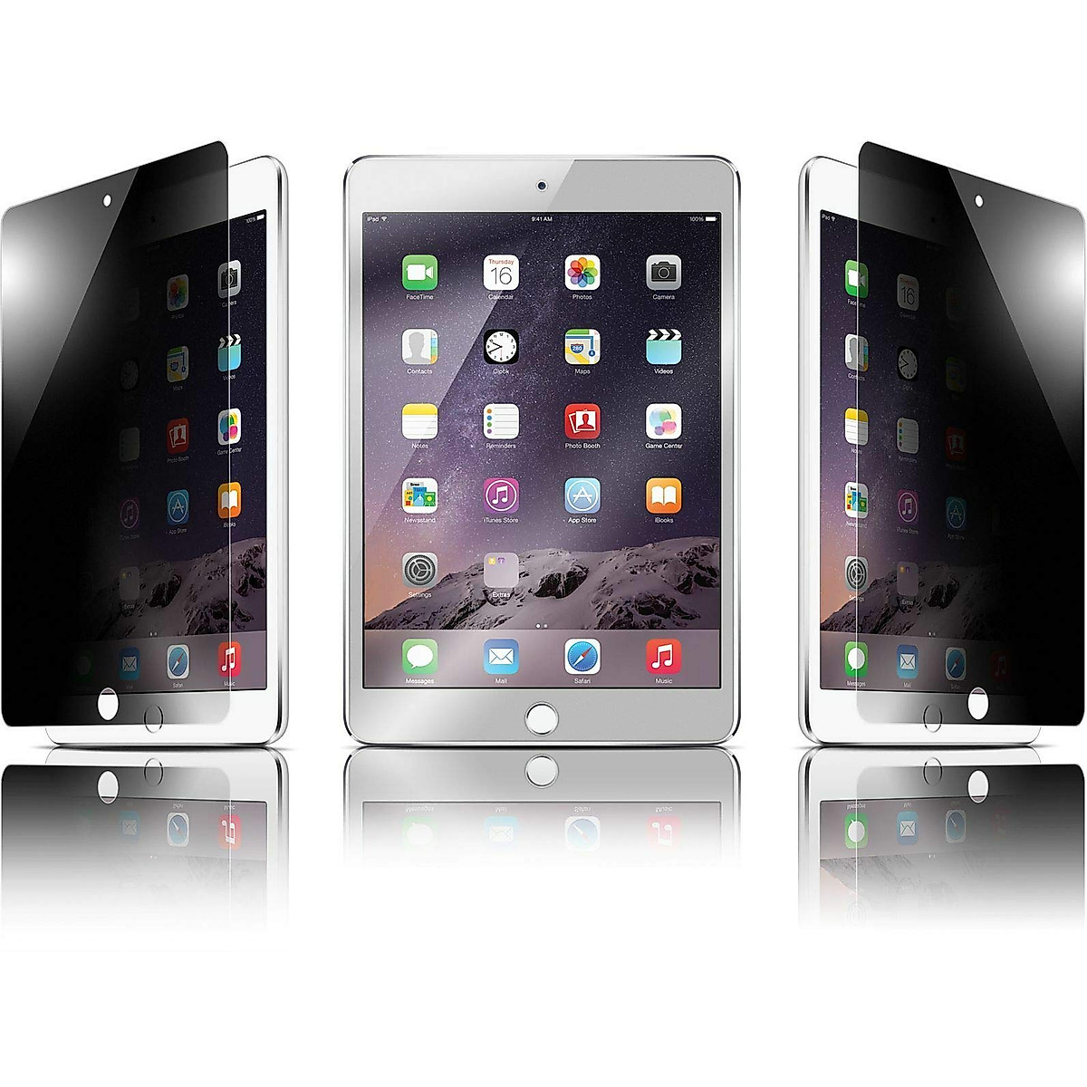 [BISEN] Fit for iPad 10.2 (7th Gen, 2019) Privacy Screen Protector Tempered Glass, Anti-Spy Screen, Anti-Scratch, Anti-Shock, Bubble Free, Lifetime Protection & Replacement