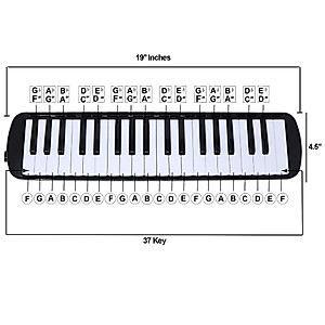 Fever Melodica, Black (M37-BK)