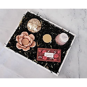 MagicWater Supply - 2 oz - Black & Gold - Crinkle Cut Paper Shred Filler great for Gift Wrapping, Basket Filling, Birthdays, Weddings, Anniversaries, Valentines Day, and other occasions