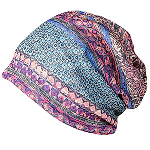 Qunson 3 Pack Womens Baggy Slouchy Beanie Chemo Hat Cap Cancer Headwear