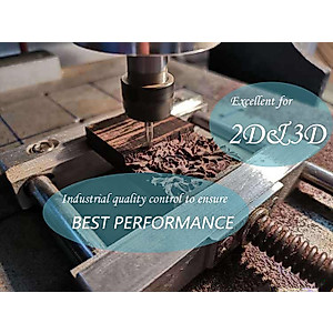 DashHound BRV20 Carbide V-Point Router Bit Wood Engraving Bit “V” 20 Deg with 1/4 Shank and 2” Overall Length 2D&3D Carving