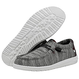 Hey Dude Men's Wally Sox Stitch Orion Blue Size 11| Men's Loafers | Men's Slip On Shoes | Comfortable & Light-Weight