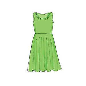 McCall's Pattern Company M7079 Girls'/Girls' Plus Dresses, Size GRL