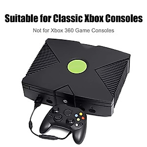 Classic Controller S-Type Wired Gamepad for Xbox S Type Console (Ruby Red)