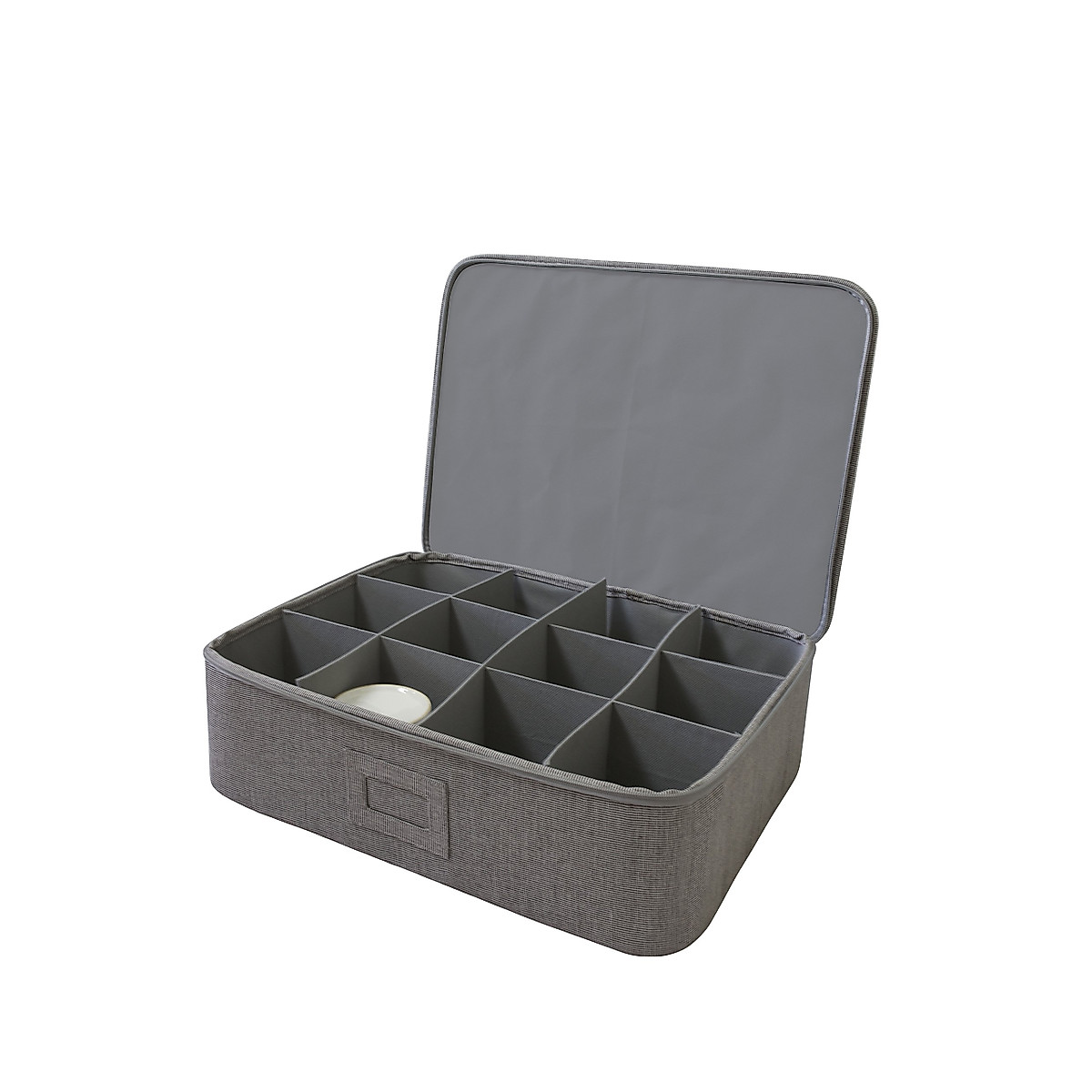 In This Space 12 Divider Storage Organizer for Small Teacups and China