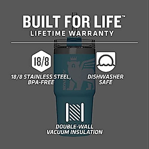 Stanley Adventure Quencher Travel Tumbler for Kids (8 and Above), 14oz, Stan the Bear Stainless Steel Insulated Tumbler with Lid and Straw