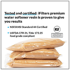 Water Softener Resin Media Replacement 100% Ion Exchange High Quality Cation - 1/2 CuFt