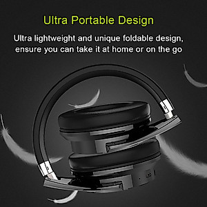 Smart Gesture Touch, Touch Bluetooth Wireless Game Headset，Subwoofer Sports Music Headset，Bluetooth V5.0 HD Call Surround Sound Quality (Black)