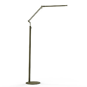 Cocoweb High Powered, dimmable, LED Floor Lamp - Fled-GPS (Antique Brass)