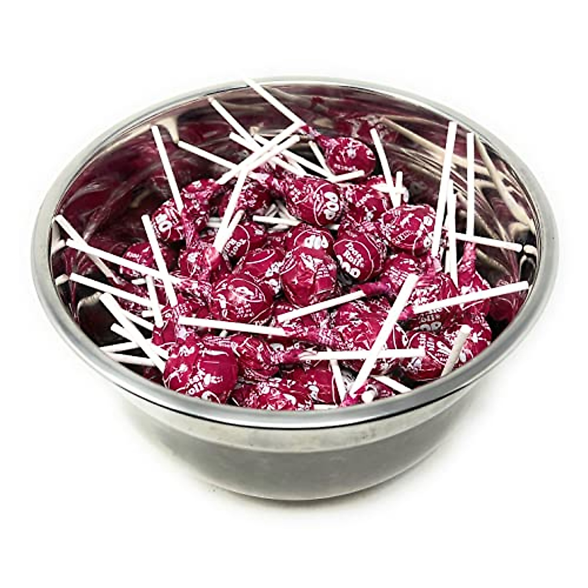 Red Raspberry Tootsie Pops Bulk Candy 100 Count Lollipops Suckers Variety Value Pack Aprox. 4.5 lbs (72 Oz)