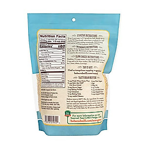 Bob's Red Mill Organic High Fiber Oat Bran Hot Cereal, 18-ounce (Pack of 4)