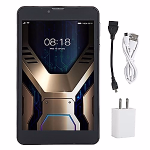 Tablet, 7 Inch IPS HD Display Capacitive Screen Kids Tablet PC, Children 5G WiFi Dual Band Calling Tablet, 2G RAM 32G ROM, for Portable Entertainment (US Plug)