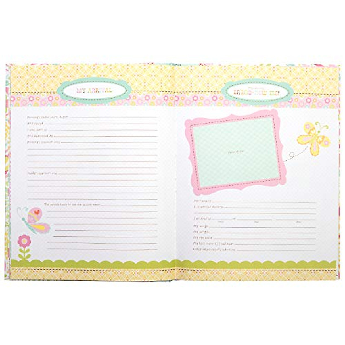 C.R. Gibson 'Sweet Baby' Pink Owl First Five Years Girl Memory Baby Book, 64pgs, 10'' W x 11.75'' H